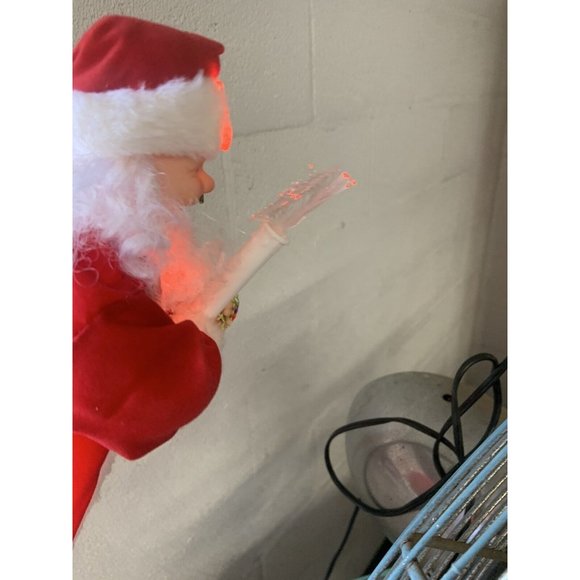 Unbranded | Holiday | Fiber Optic 2 Santa Claus Vintage Nib Old Stock ...